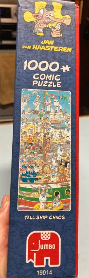 Jan van Haasteren "Tall Ship Chaos" 1000 piece jigsaw puzzle Jumbo jvh ...