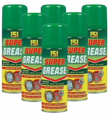 151 Super Spray Grease Lubricate Oil Spray Aerosol Can Corrosion ...