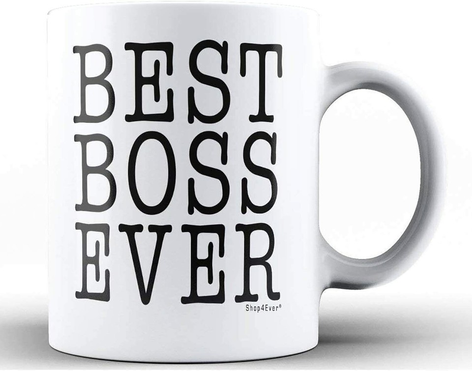 Best Boss Ever Ceramic Coffee Mug Gift for Number One Boss Manager ...