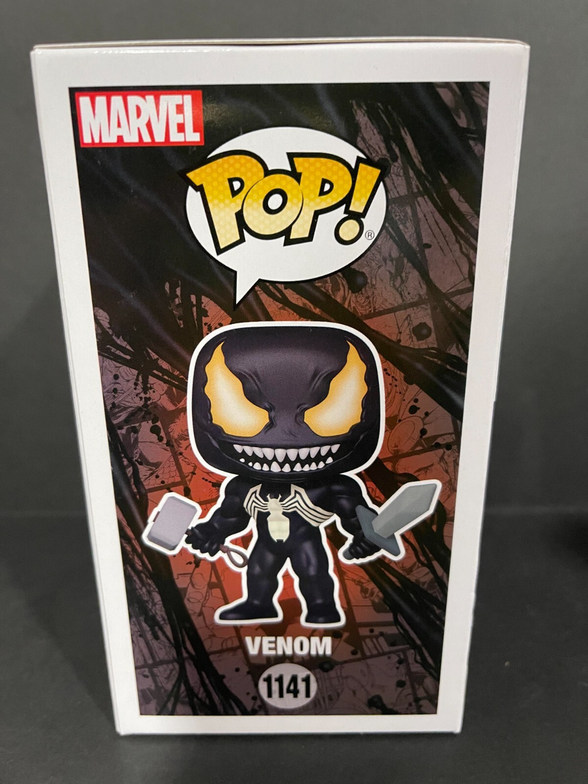 FUNKO POP! Marvel Venom Funko Exclusive - Glow In The Dark Venom #1141 ...