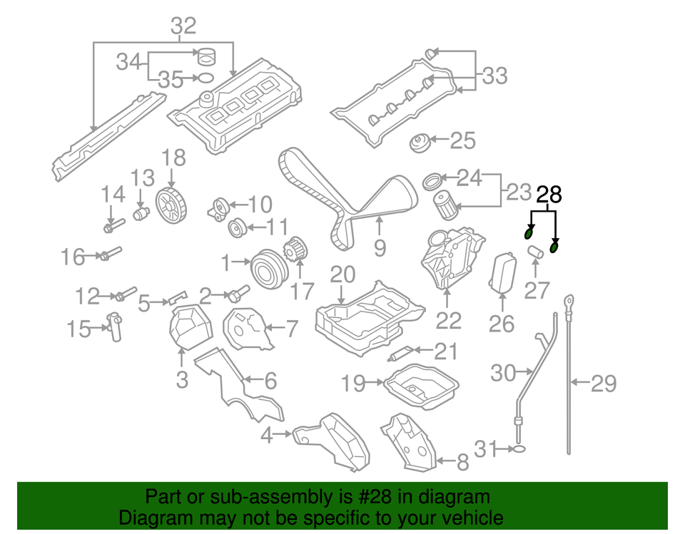 OEM NEW 04-07 Volkswagen Touareg Phaeton Sedan Seal Engine Pipe O-Ring ...