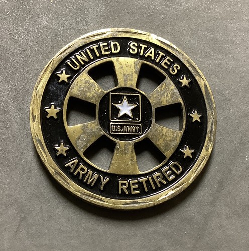 UNITED STATES ARMY RETIRED CHALLENGE COIN | eBay