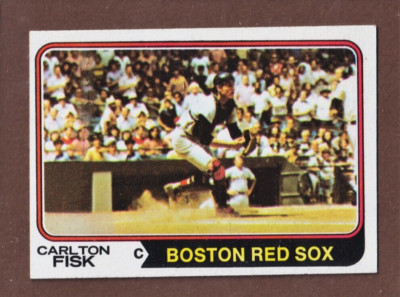 1974 Topps #105 Carlton Fisk - Boston Red Sox - ExMT - 449 - 🔥⚾🔥 | eBay