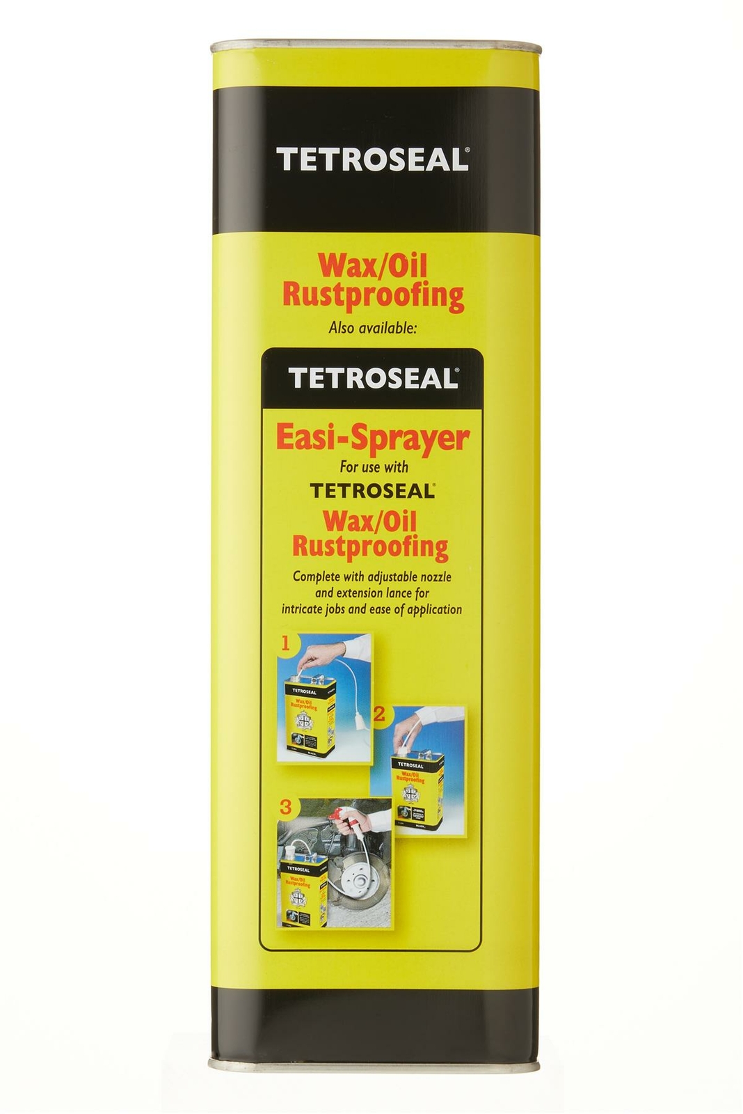 Tetroseal Wax Oil Rustproof Black 5 Litres Anti Corrosion 5L Easy ...