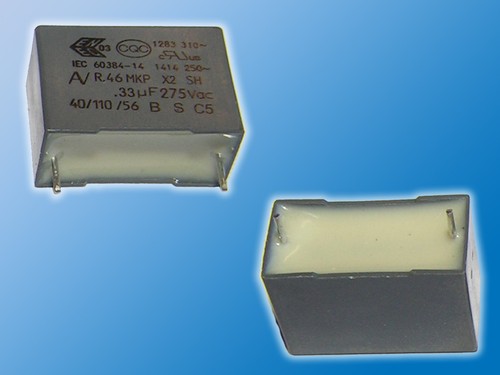 4x Kondensator | KEMET | R46 MKP X2 SH | 0,33µF ...