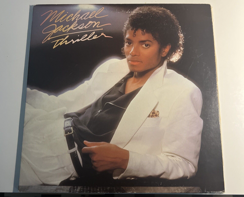 MICHAEL JACKSON THRILLER COVER ERROR NO MJ VINYL RECORD QE 38112 1st ...