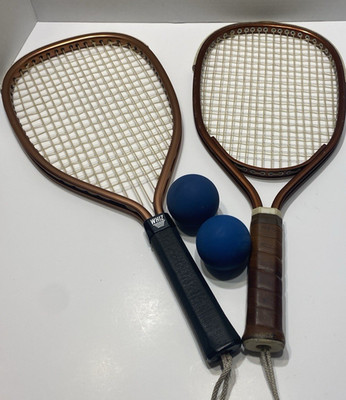 Racquetball Vintage 1980s Whiz & Leach "Marty Hogan" Performer Rackets ...