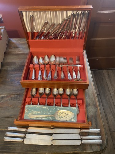 Oneida Silverware Set With Box 90 Pieces | eBay