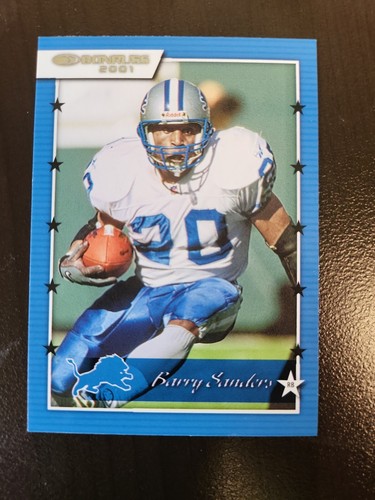 2021 Donruss Barry Sanders 2001 THROWBACK card #01-6 | eBay