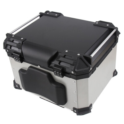 Motorcycle Top Box Backrest Pad Self-adhesive Luggage Case Trunk Black ...