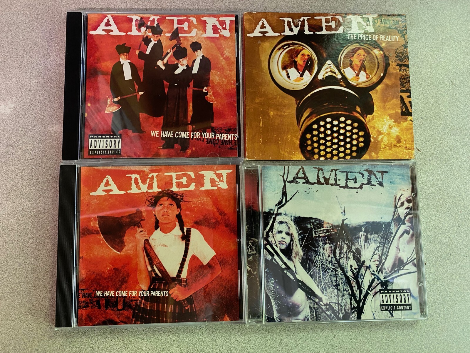 Amen CD Lot of 4! Self Titled Price Of Reality We Have Come For Your ...