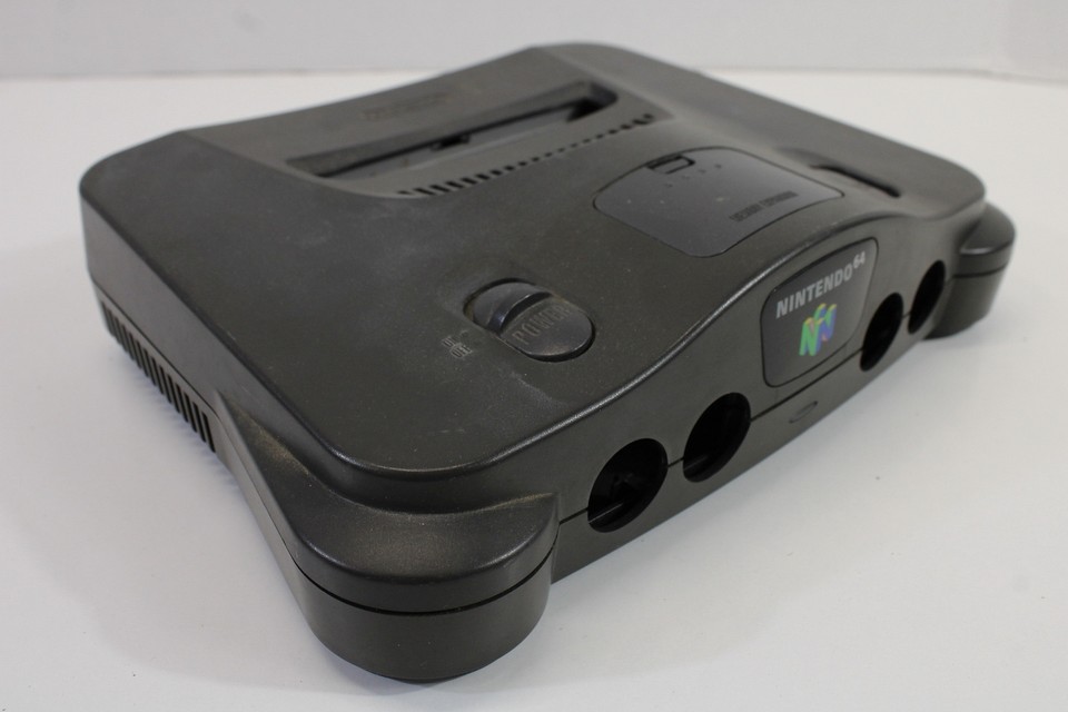 Nintendo 64 N64 Black Charcoal Gray Console Used OEM Replacement Shell ...