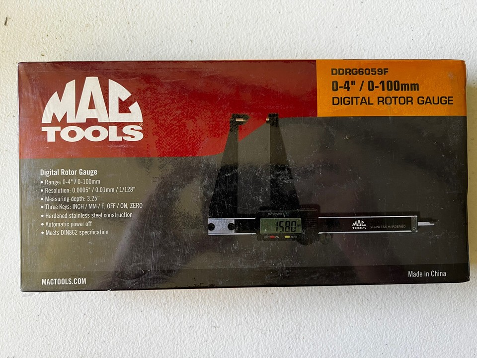 Mac Tools 0" - 2-1/4" Digital Caliper with Fractional Readout DDRG6059F ...