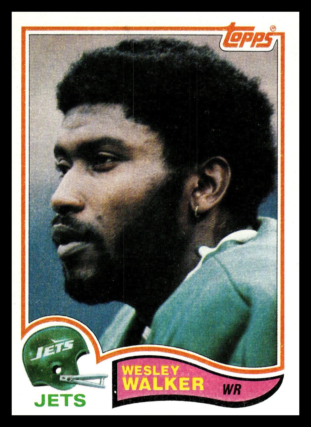 1982 Topps #183 Wesley Walker New York Jets Football Card EX/NM | eBay
