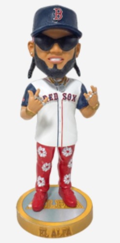 2024 Boston Red Sox El Alfa El Jefe Rapper Bobblehead SGA Presell 05-11 ...