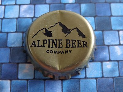 BEER Bottle Cap ~ ALPINE Brewing ~ CALIFORNIA *** Add'l Caps $0.25 S&H ...
