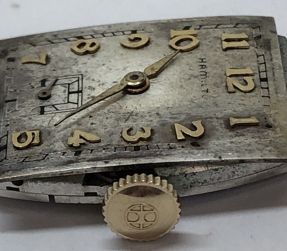 Vintage Hamilton 982 19J Watch Movement *Is Running**Needs Service* | eBay