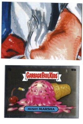 2020 GARBAGE PAIL KIDS CHROME OS3 MUSHY MARSHA CARD 101a | eBay