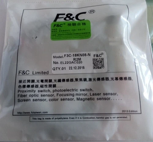 1PCS New F&C F3C-18KN08-N Proximity switch F3C-18KN08-N Fast Ship | eBay