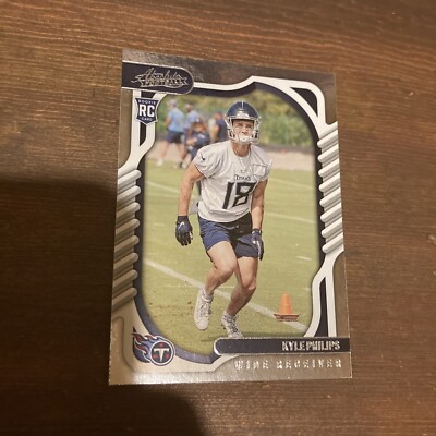2022 Panini Absolute Football Rookie Card RC #180 Kyle Philips ...
