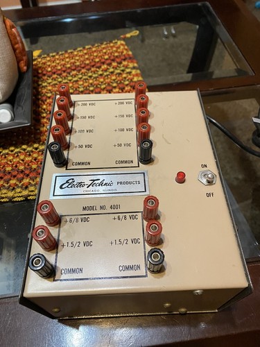 Vintage Used Electro-Technic 4001 Dual Power Supply IN GREAT CONDITION | eBay