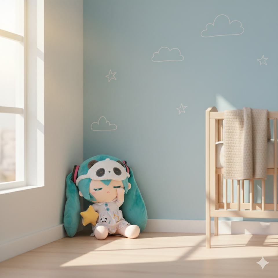 30CM Hatsune Miku Sleep Plush Toy Cute Vocaloid Anime Pillow Gift ...
