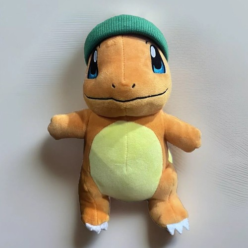 Pokémon Charmander 8" Plush Holiday Winter Green Beanie 2021 | eBay