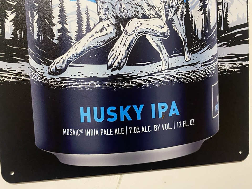 Alaskan Brewing Company Sign - Husky IPA - Amber Ale Craft Beer | eBay