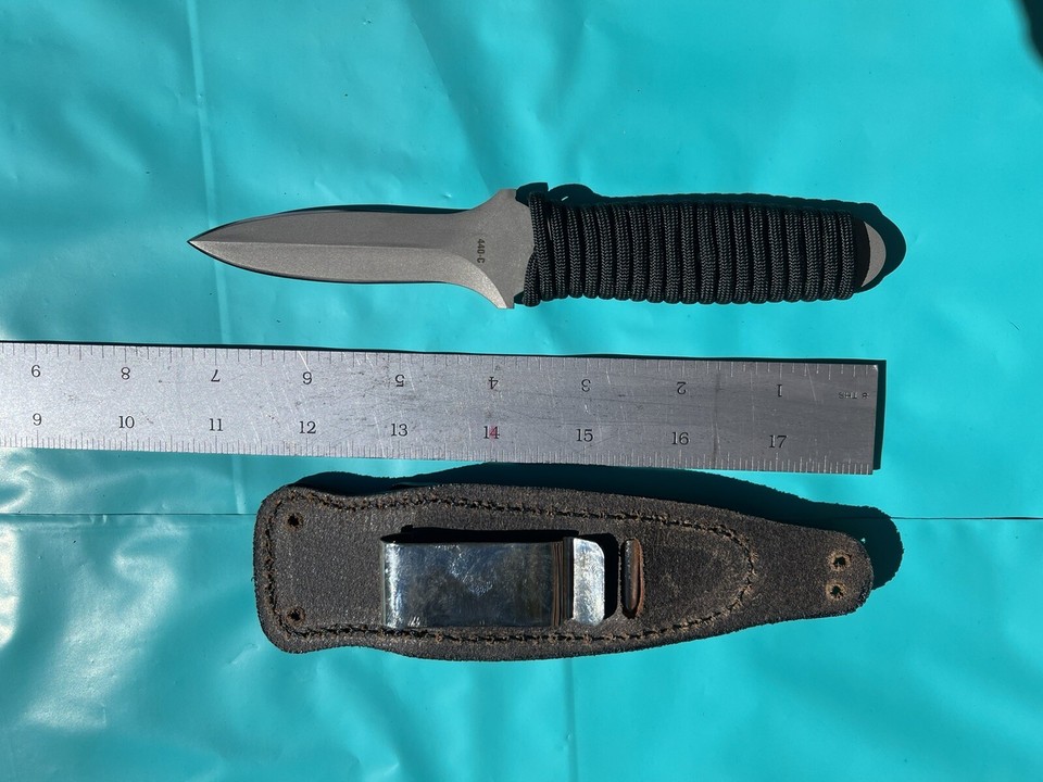 USMC John EK Commando Blackjack Boot Knife Dagger Paracord Handle | eBay