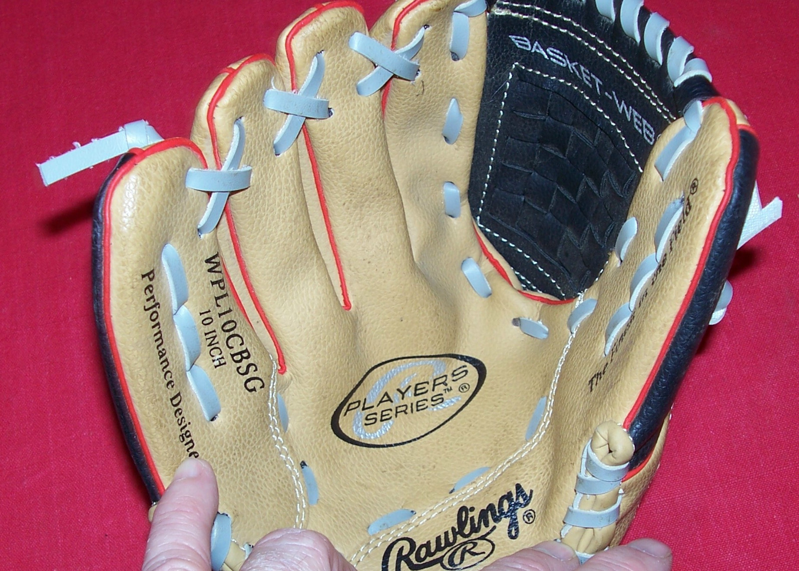 Nice LHT Rawlings Youth Baseball T-Ball 10” Glove Left Hand Throw Mitt ...