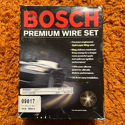 Bosch 09017 Premium Spark Plug Wire Set | eBay