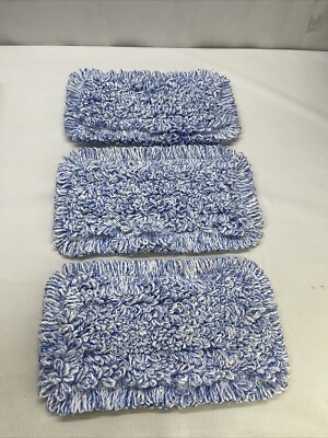 6 Pack Microfiber Pro Mop Pad 9"-10” Wet and Dry Flat Mop Head Refills ...