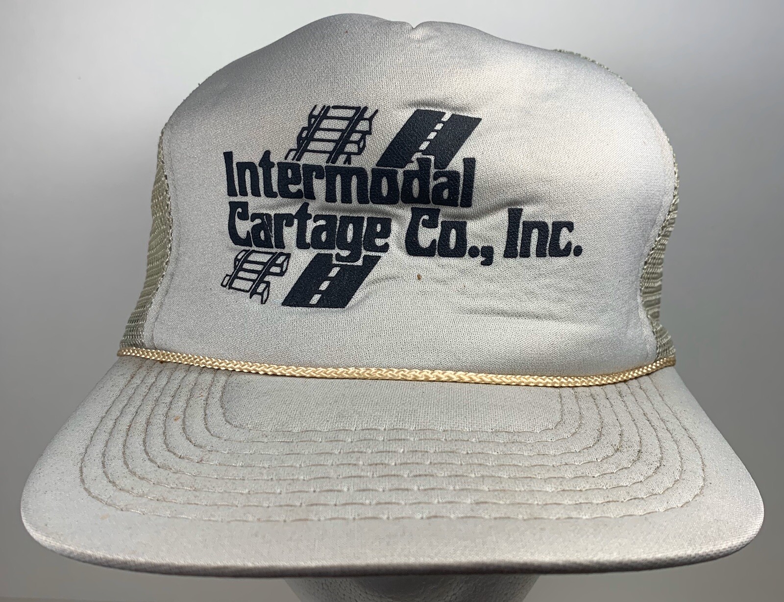 Vintage Rail Intermodal Cartage Hat Truck Railroad Tr… - Gem