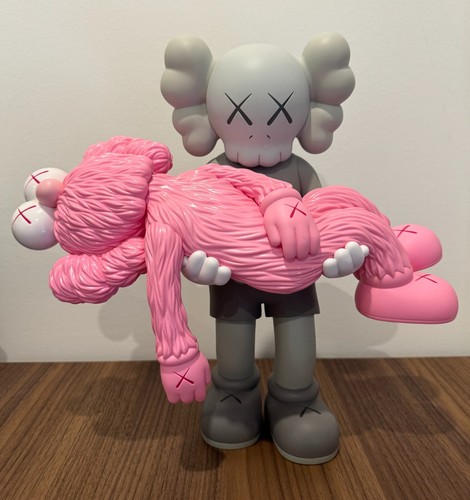 KAWS Gone NGV Pink / Grey Figure 100% Authentic | eBay Australia