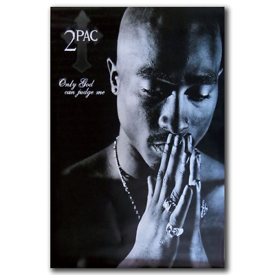 TUPAC PRAYER QUALITY CANVAS rap music Art Hot 12x18 24x36in FABRIC ...