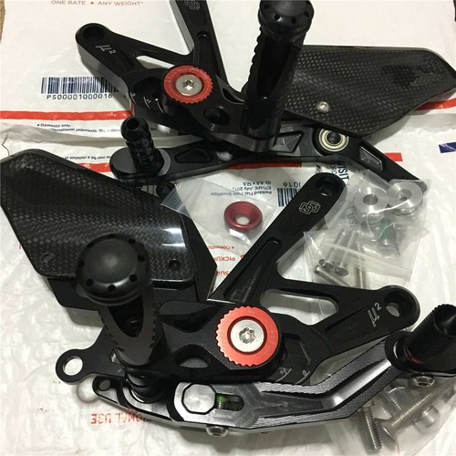 2015+ Yamaha YZF R1 R1M R1S Footrests Gilles MUE2 Adjustable Rear Sets ...