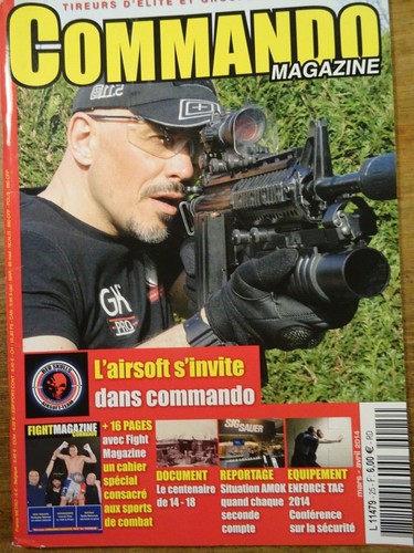 Commando magazine N°25 | mars avril 2014 | airsoft AMOK, Enforce TAC ...
