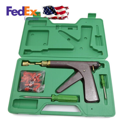Tire Repair Plugger Tire Wheel Repair Gun Kit Mushroom Plug Probe ...