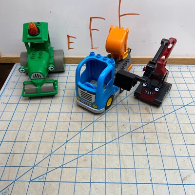 Lego Duplo Vehicle Lot Roley Steamroller Bob The Builder Construction ...