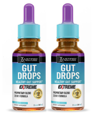 Gut Drops Extreme 200MG Healthy Gut Support 20-in-1 Proprietary Blend 2 ...