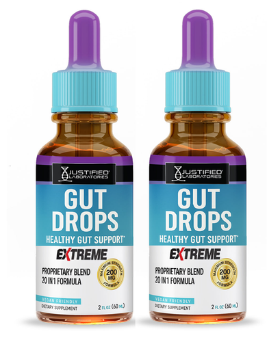Gut Drops Extreme 200MG Healthy Gut Support 20-in-1 Proprietary Blend 2 ...
