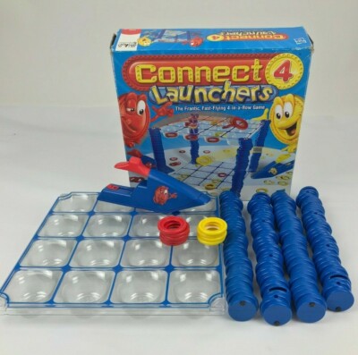 Connect 4 Launchers 2010 Board Game Replacement Parts Pieces Checkers ...