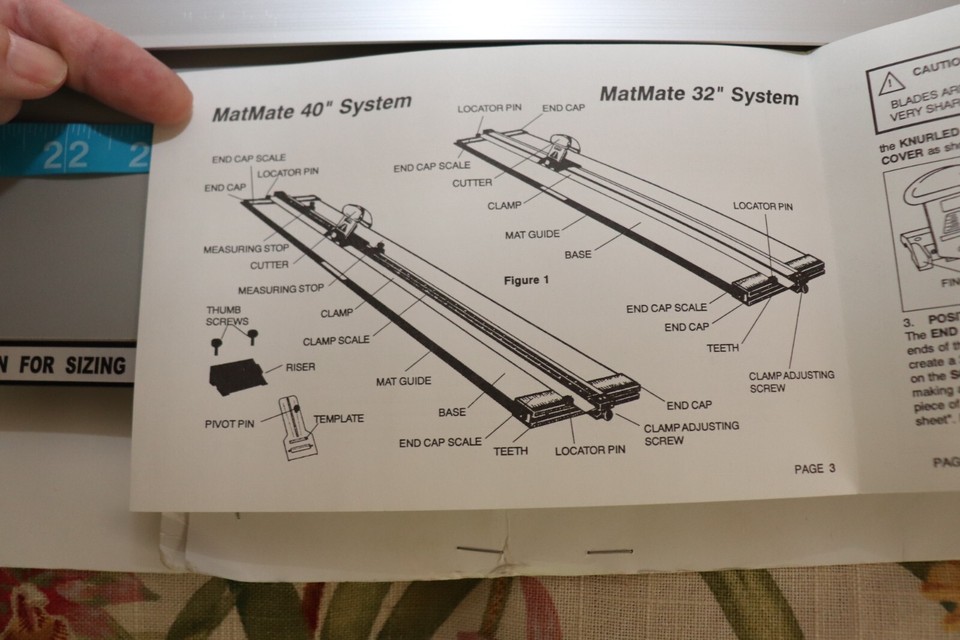 Fletcher MatMate Bevel Mat Cutter 40 Inch System W/Instructions USA ...
