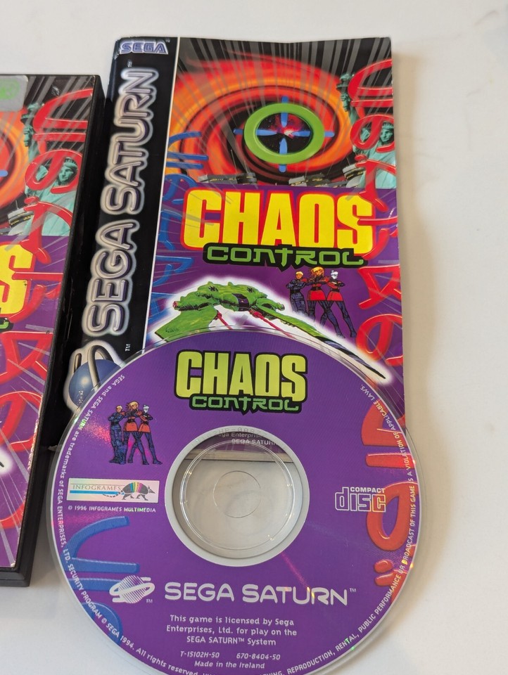 Chaos Control Sega Saturn Video Game Boxed Complete PAL | eBay UK