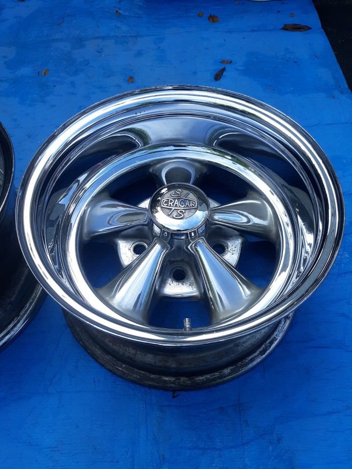 Cragar SS Wheels 14x7 Deep Dish Chevy Pair 1974 | eBay