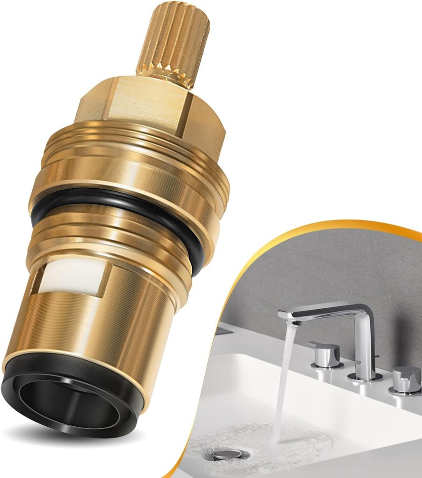 45882000 Hot Cartridge for Grohe Ceramic cartridge 1/2"-1/4 Turn Anti ...