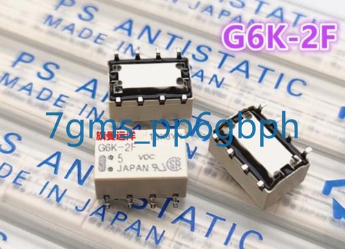 2 PCS NEW G6K-2F 5VDC relay DC5V patch 8-pin position | eBay