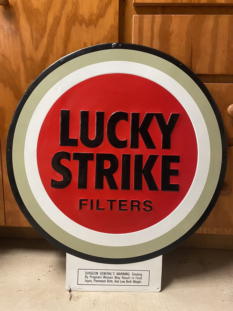 Vintage Lucky Strike Sign