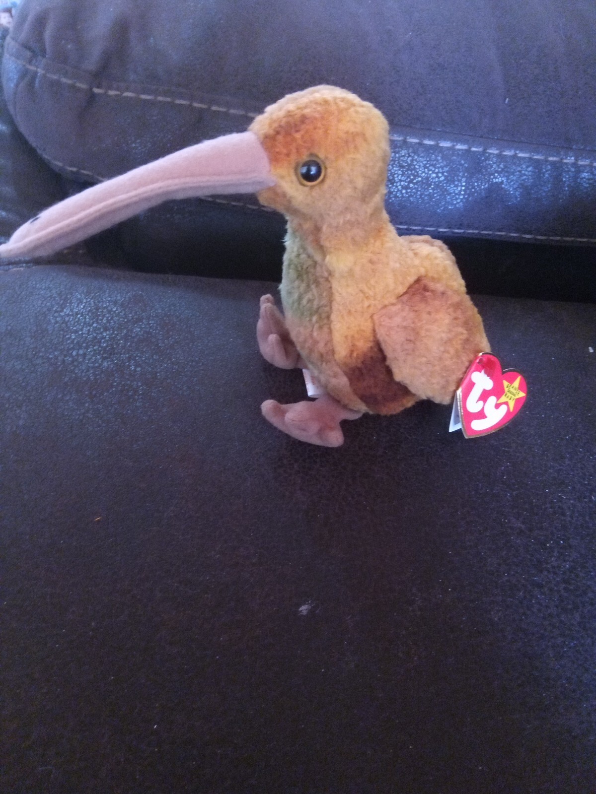 RARE 1998 Ty Beanie Baby"BEAK" the Kiwi Bird (RETIRED) w/ TAG ERRORS | eBay