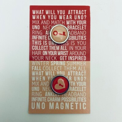 UNO Magnetic Interactive Jewelry Key/Lock Heart Charms | eBay